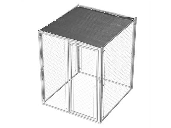 Fetch Covered Dog Run 2m x 2m For Your Dog Chained Dog Rehabilitation Rehoming